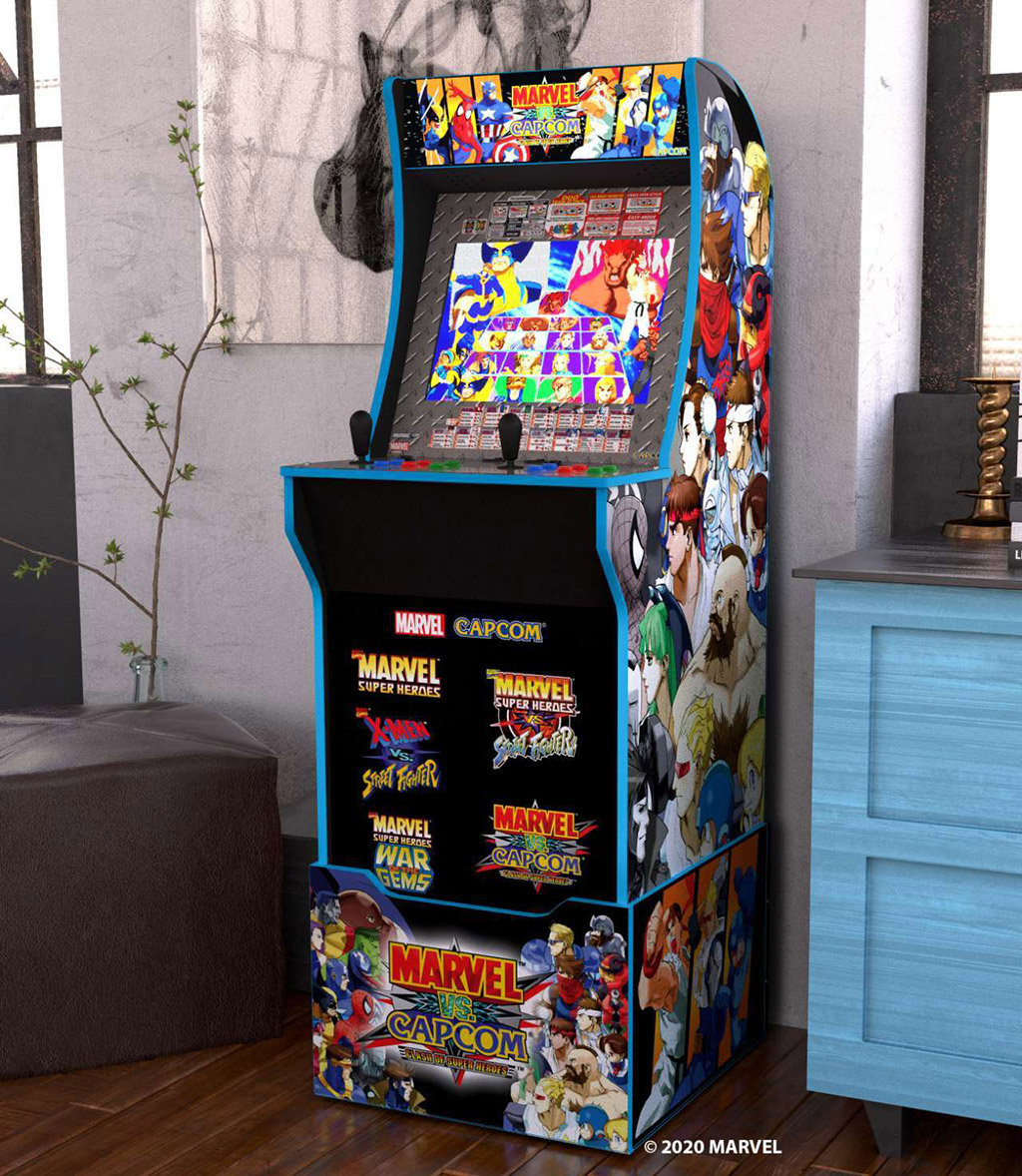 Arcade1Up Marvel Vs Capcom Cabinet With Online Multiplayer Now