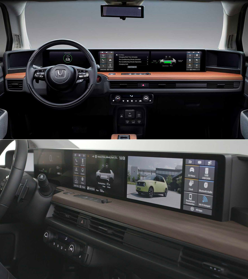 Honda e Prototype Has Dual 12.3" Touchscreen Displays, Here's an Up ...