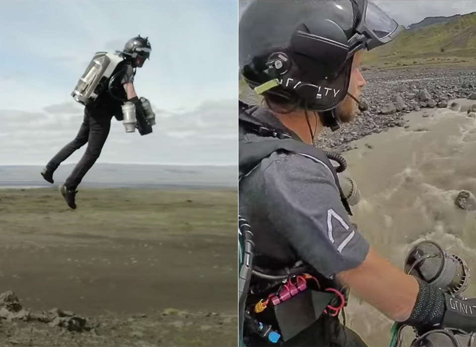 Inventor Soars Over Iceland Wearing a High-Tech Jet Suit - TechEBlog