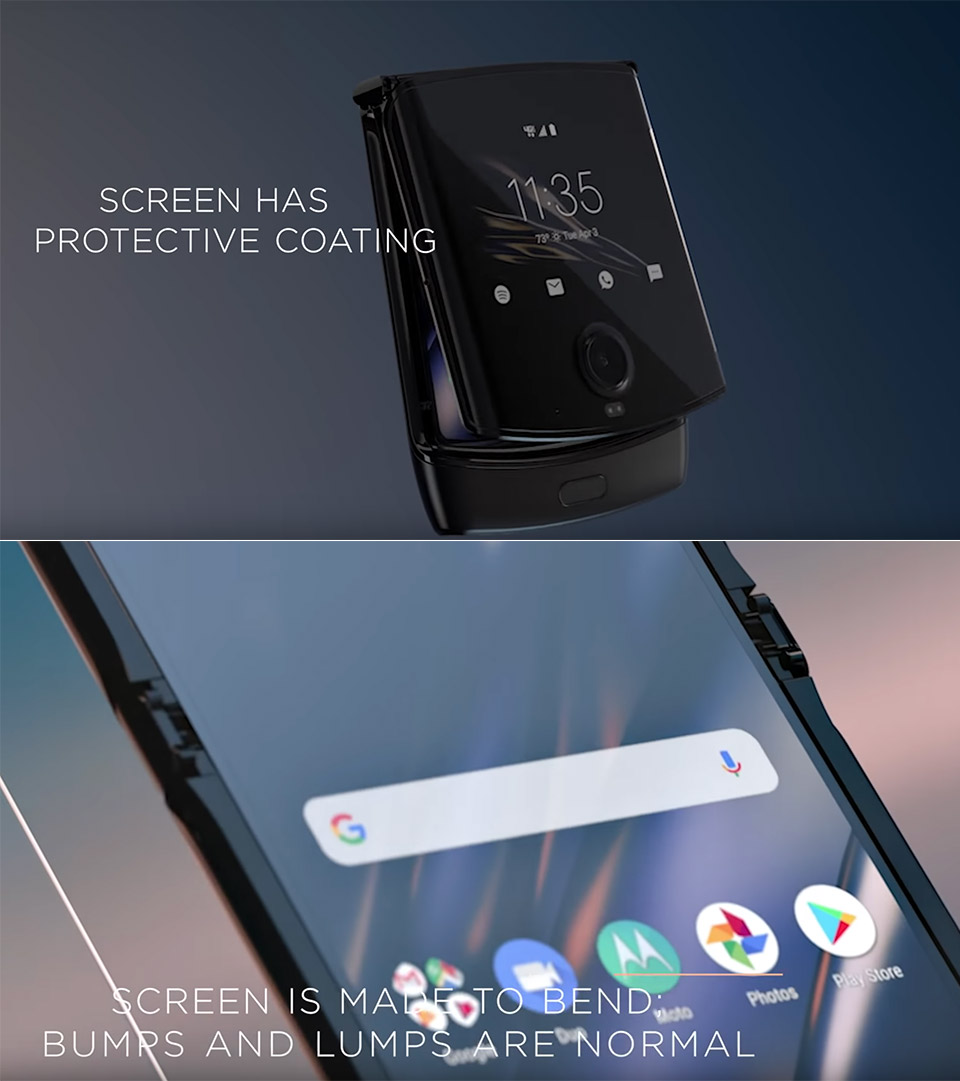 New Motorola RAZR Video Wants You to Know That Bumps are Normal - TechEBlog