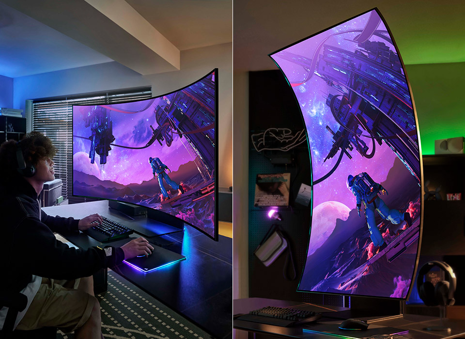 Samsung Launches Odyssey Ark The World s First 55 inch 1000R Curved