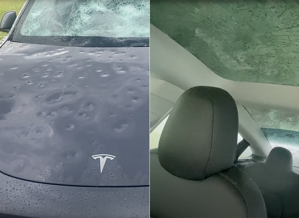Tesla Model 3 Owner Records Experience Inside Cabin During a Massive ...